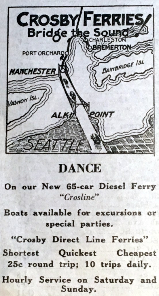 Bridge The Sound, The Alki-Manchester Ferry « Alki History Project